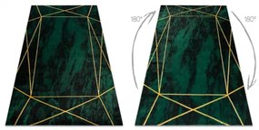 koberec EMERALD výhradní 1022 glamour, stylový geometrický, mramor la velikost 120x170 cm | krásné koberce cz