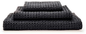 Abyss & Habidecor Pousada černá retro ručníky ze 100% egyptské bavlny Abyss Habidecor | 990 Black, Velikost 40x75 cm