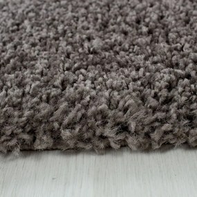 Vopi | Kusový koberec Life Shaggy 1503 taupe - 100 x 200 cm