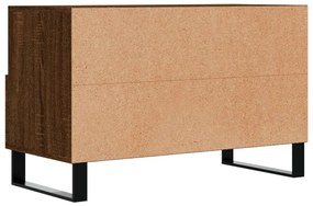 TV skříňka hnědý dub 80 x 36 x 50 cm kompozitní dřevo - Default Title