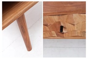 Massive home | Konferenční stolek MYSTIC 100 CM masiv akácie