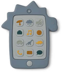 Liewood Silikonová hračka Thomas Phone Dino blue