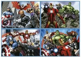 EDUCA Puzzle Avengers 4v1 / (50  80  100  150 dílků) / od 5 let