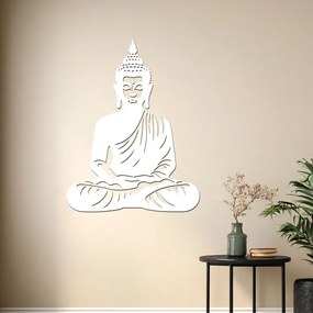 dřevo života Dřevěný obraz Buddha – Energie klidu Rozměry (cm): 46x60, Zvolte barvu dekoru: Černá