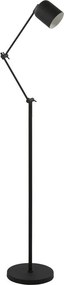 Černá stmívatelná stojací lampa (výška 150 cm) Rijeka – Light & Living