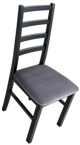 Drewmix jídelní židle NILO 8 + doprava zdarma dřevo: ořech světlý, potahový materiál: látka