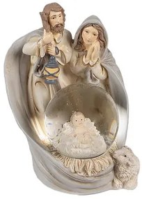 Dekorativní figurka svaté rodiny se sněžítkem Clayre &amp; Eef 6PR4892
