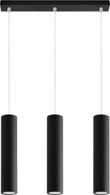 Sollux Lighting Závěsné svítidlo LAGOS 3L černé