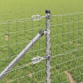 Venkovní euro plot s hroty 10 x 0,6 m Pozinkovaná ocel Stříbrná 3350725