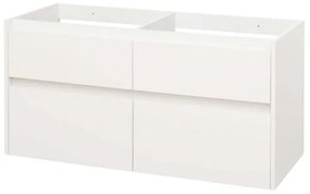 Mereo, Opto, koupelnová skříňka 121 cm, bílá CN913S