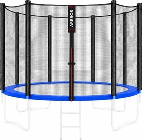 AREBOS Kryt okrajů trampolíny + síť 396 cm