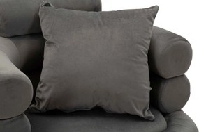 Designové křeslo Harmony šedé