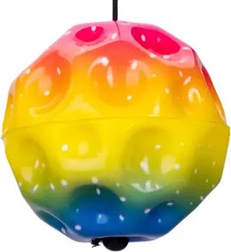Míček na gumičce s úchytem na suchý zip / Hračka / Pěna / O 6 cm / 5 b
