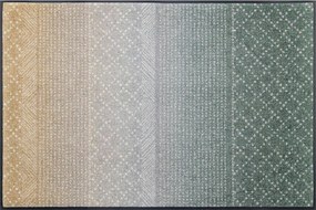 XXXLutz DVEŘNÍ ROHOŽKA, 75/120 cm šedá, béžová, zelená Esposa - Online Only koberce & rohožky - 004336068902