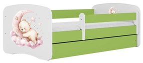 Dětská postel Babydreams medvídek zelená