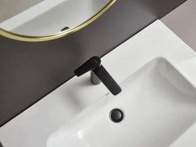 Hansgrohe Talis E, páková umyvadlová baterie 110 CoolStart s odtokovou soupravou s táhlem, černá matná, 71713670