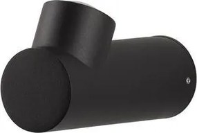 NV 9136176 Venkovní nástěnné svítidlo BRICE černý hliník skleněný difuzor Osram LED 6W 3000K 220-240V IP54 - NOVA LUCE