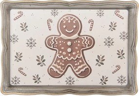 Plastový podnos tác s perníčkem Gingerbread Magic - 31*22*2 cm