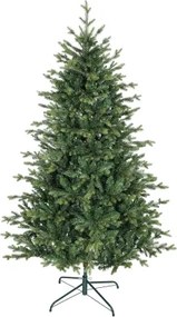 HOMCOM umělý vánoční stromek s realistickými větvemi, umělý borový stromek, kovový stojan, snadná montáž, zelený