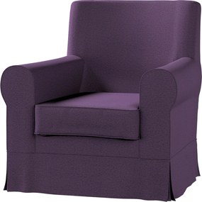 Potah na křeslo IKEA Ektorp Jennylund barva fialová látka pletený vzor
