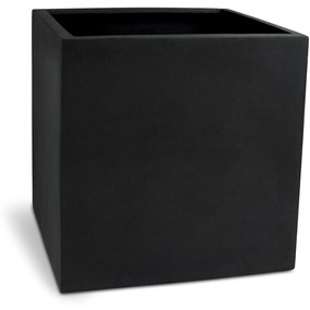 Polystone Square květináč Anthracite Rozměry: 60 cm šířka x 60 cm hloubka x 60 cm výška