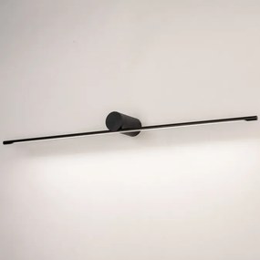 Nástěnné LED svítidlo nad zrcadlo Fox Black 90