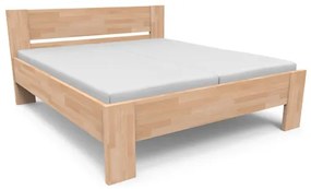 Manželská postel 220x160 cm Nicky plné čelo (masiv). 745696