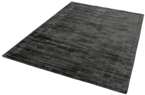 Černý  koberec Ife Charcoal Rozměry: 66x240 cm