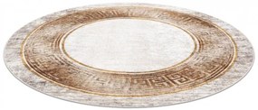 Koberec MIRO 51236.807 mramor / řecký, béžový / zlatý kruh