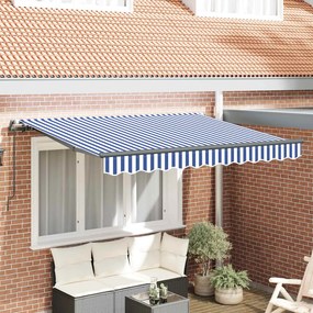Stahovací markýza Modrá 250 x 200 cm textil 3329352
