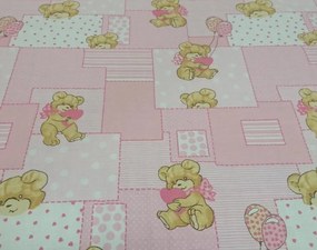 Gumotex ČR Matrace BAMBINO - sendvičová 120 x 60 cm Růžový potah