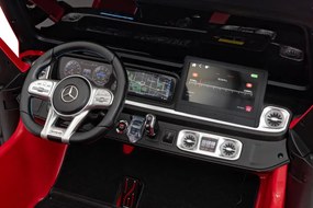 Elektrické autíčko Mercedes Benz G63 AMG XXL STRONG MP4 červené