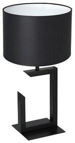 Stolní lampa 1xE27/60W/230V 45 cm černá/bílá