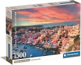 Clementoni 31721 Puzzle Procida Itálie 1500 dílků / od 10 let