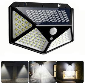 Bezdrátové venkovní 100x LED světlo se senzorem pohybu