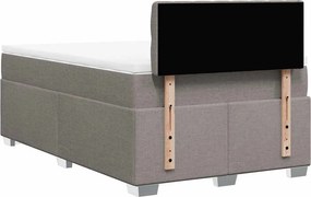 Box spring postel s matrací taupe 120x190 cm textil 3285838
