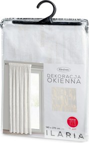 ZÁCLONA NA PÁSCE ILARA 140X270 CM VZOROVANÁ