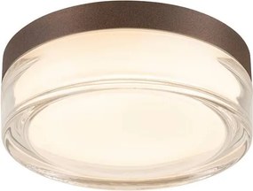 LA 1010210 CYFT XL Přisazené nástěnné a stropní svítidlo, 2700/3000/4000 K, 15 W, PHASE, 125°, IP65 černá / čirá - BIG WHITE (SLV)