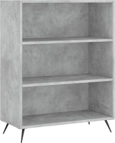 Skříň highboard betonově šedá 69,5x34x180 cm kompozitní dřevo 3200045