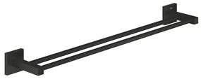 GROHE 411042430 - Dvouramenný držák na ručníky START CUBE 654 mm černá 411042430