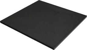 Mexen Bert, SMC čtvercová sprchová vanička 90 x 90 cm, černá, 4K709090