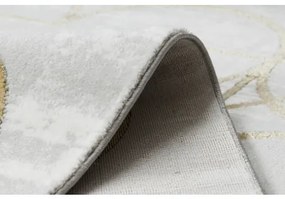 koberec EMERALD výhradní 1010 glamour, stylový kruhovýy krém / zlato velikost 160x220 cm | krásné koberce cz
