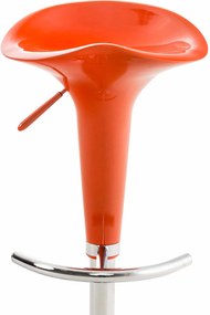 Sada 2 barových židlí Saddle – oranžová