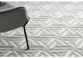 koberec SANTO SISAL 58503 geometrická béžový velikost 140x190 cm | krásné koberce cz