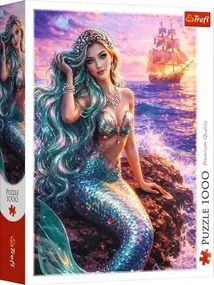 TREFL Puzzle Mořská panna / 1000 dílků / 48 x 68 cm