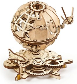Ugears 3D dřevěné mechanické puzzle Globus