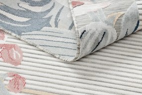Dywany Łuszczów, Kusový koberec Botanic 65240 Flamingo grey – na ven i na doma, 157x220, vícebarevná, chodba / předsíň