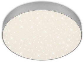 Briloner 7074-414 -LED Stropní svítidlo STAR SKY LED/21W/230V pr. 28 cm stříbrná