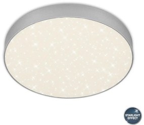 Briloner 7074-414 -LED Stropní svítidlo STAR SKY LED/21W/230V pr. 28 cm stříbrná