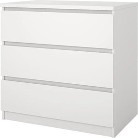 Bílá komoda 77x76x50 cm Naia – Tvilum